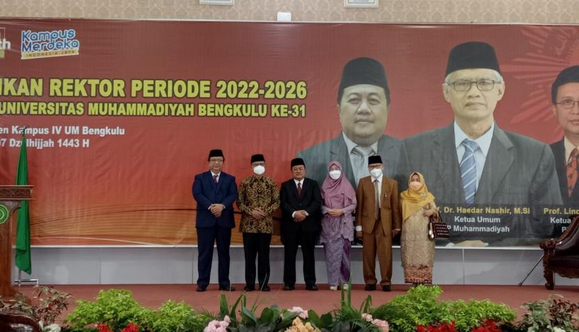 Dr Susiyanto Resmi Jabat Rektor Universitas Muhammadiyah Bengkulu | eWarta